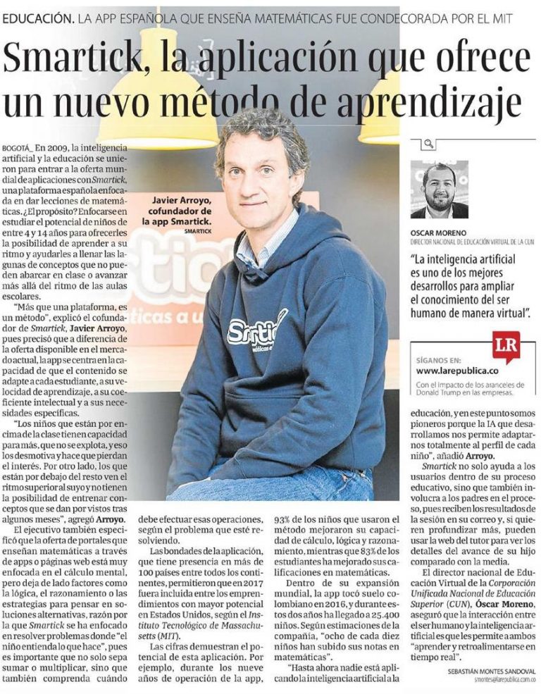 La República Colombia: Smartick, un nuevo método de aprendizaje para niños