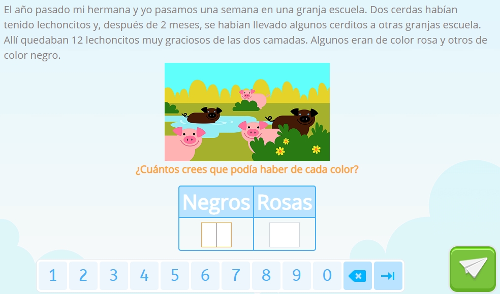 Resolver problemas de matemáticas con macarrones y regletas