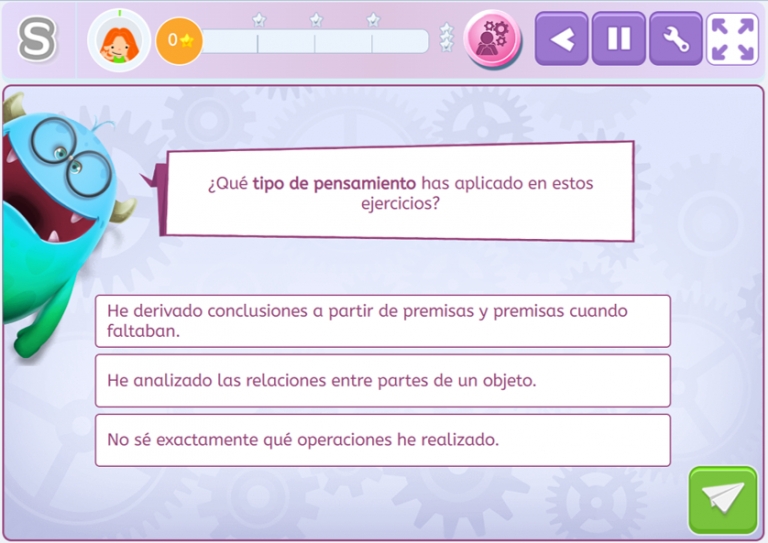 Pensar antes de actuar - Smartick