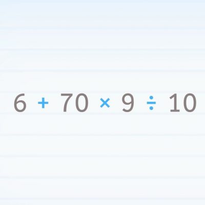 Hoja De Trabajo De Orden De Operaciones Pemdas