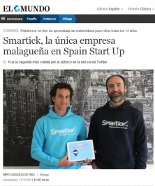 El Mundo: "Smartick, la única empresa malagueña en Spain Startup ...
