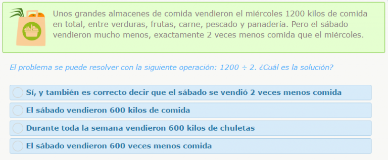 Cinco problemas de divisiones - Smartick